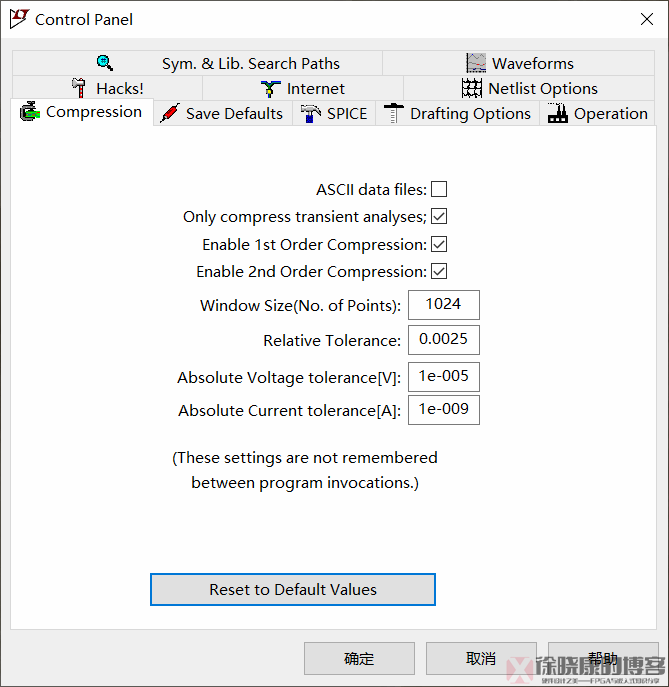 LTspice入门01——Control Panel（控制面板）_ltspicexvii和ltspice的区别-CSDN博客